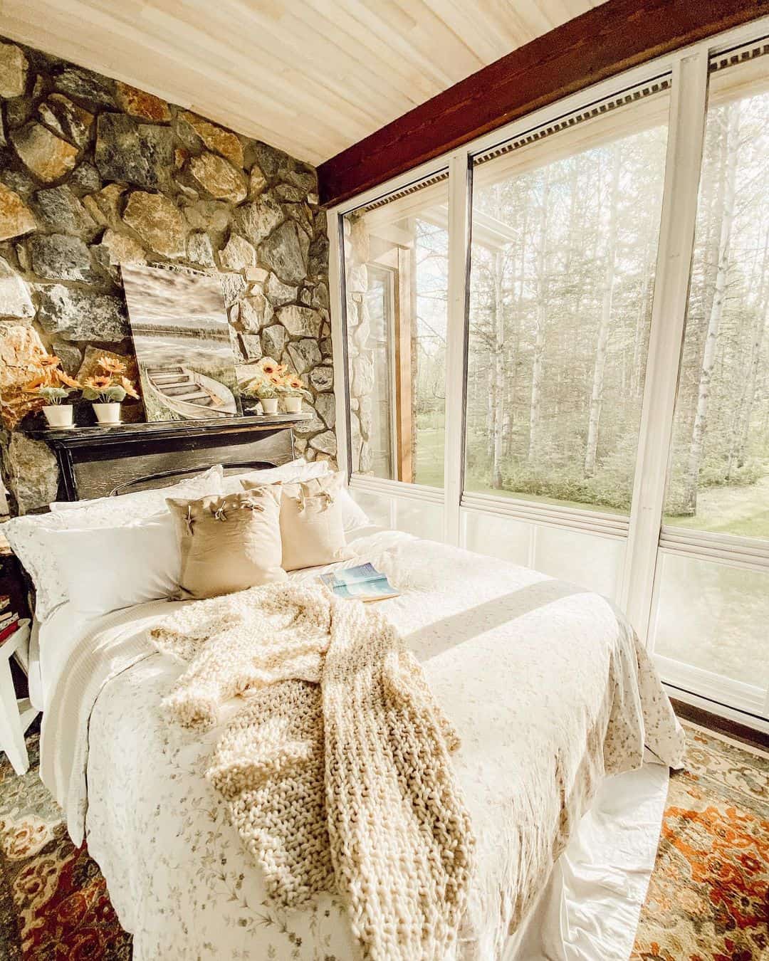 22 Ways To Embrace Texture With a Stone Accent Wall