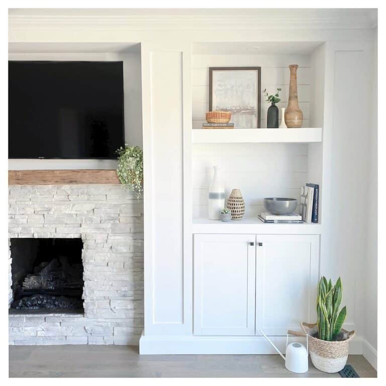 fireplace ideas without fire