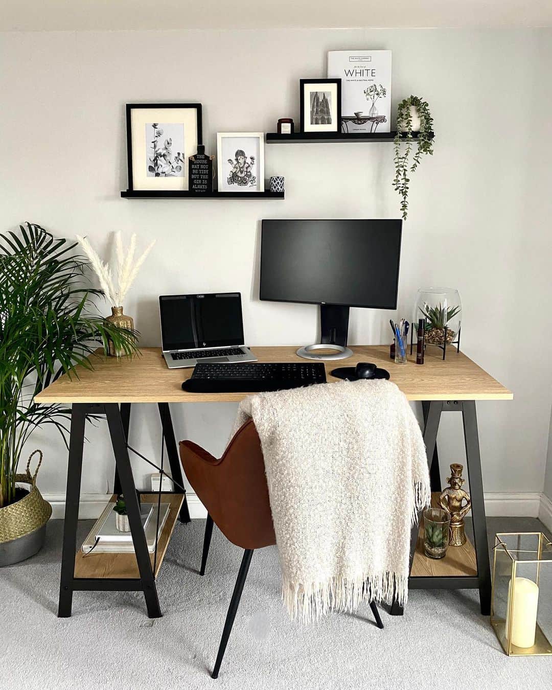 16 Floating Shelf Above Desk Designs To Decorate Your Space