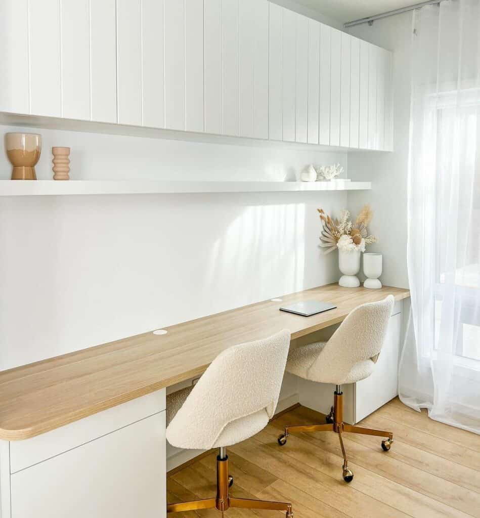 16 Floating Shelf Above Desk Designs To Decorate Your Space