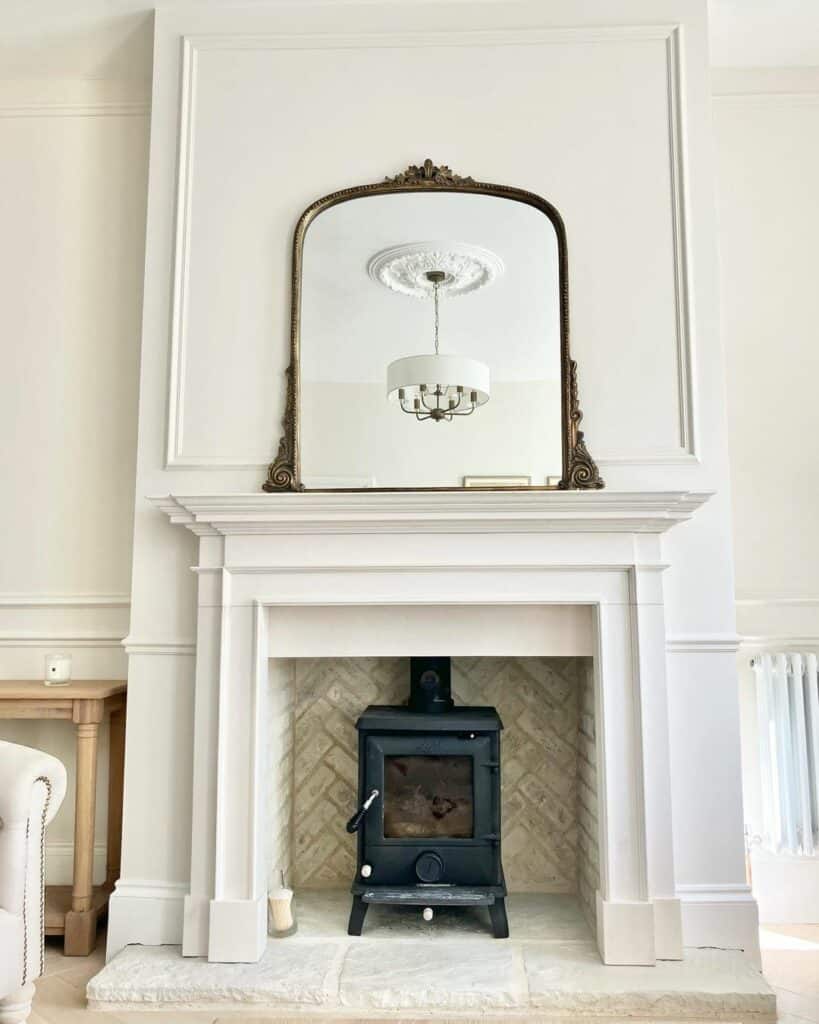 12 Elegant Herringbone Fireplaces That Add a Touch of Class