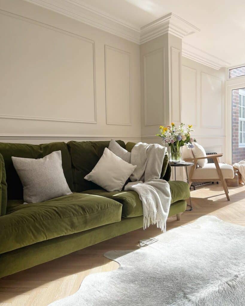 15 Bold and Stylish Green Couch Living Room Ideas