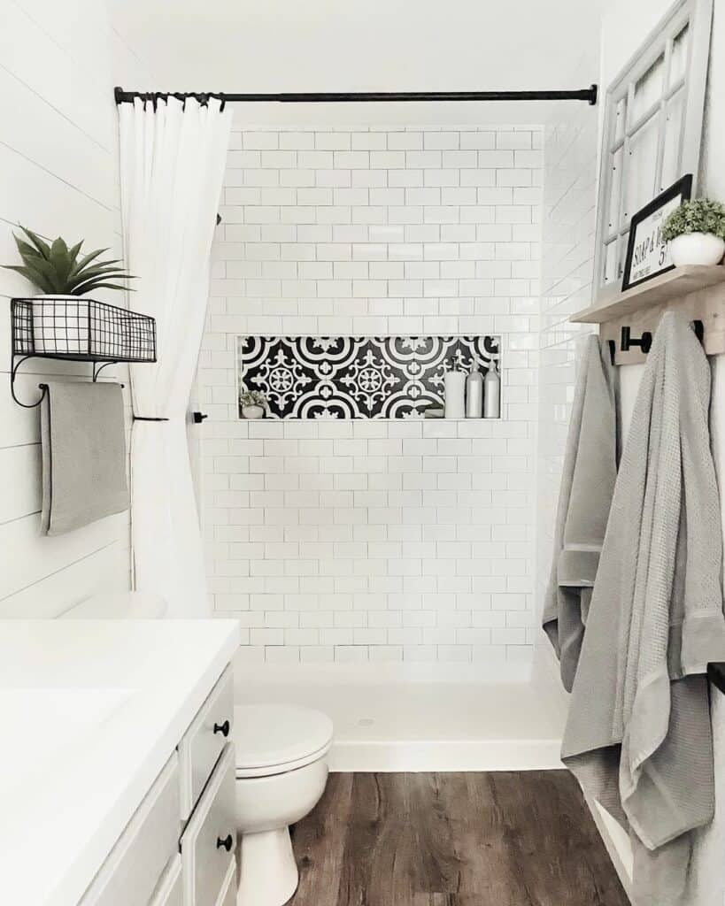 23 Ways To Upgrade a Bathroom With Accent Tile in a Shower