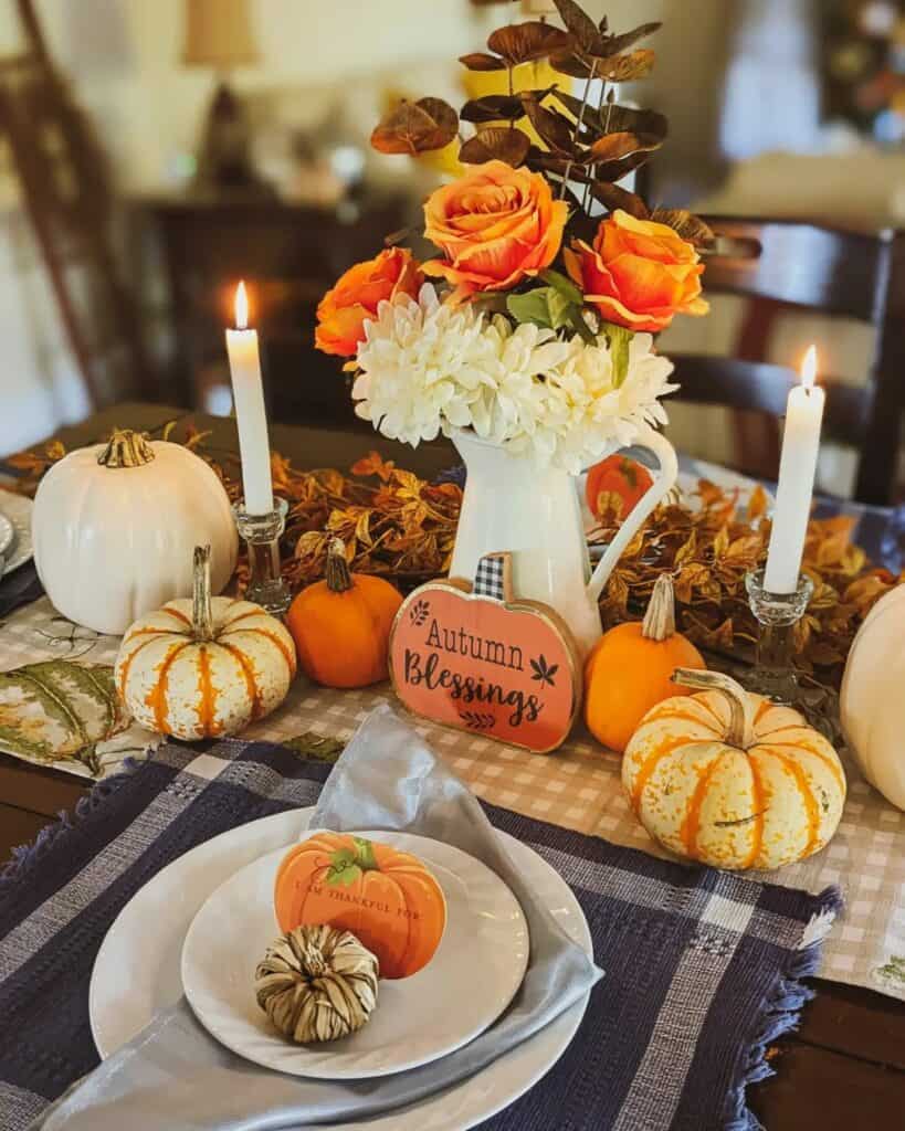 21 Fantastic Examples of Farmhouse Thanksgiving Table Décor