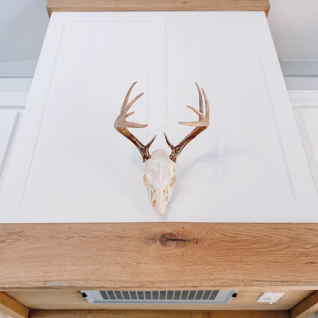 14 Modern Designs for a White Range Hood With Wood Trim