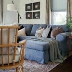 20 Alluring Rug Ideas for Blue Couches